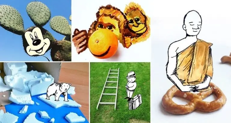 14 Awesome Images Of Illustrations Combined With Everyday Objects ...