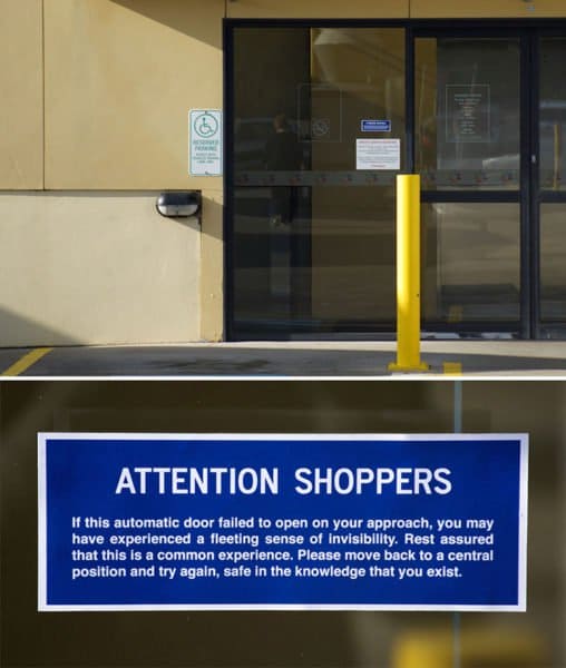14 Interesting And Amusing Signs Left By An Artist In Random Places For ...