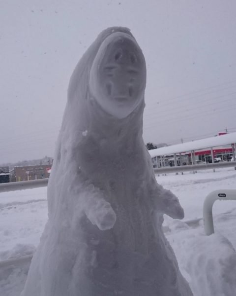 Japan Takes Building A 'Snowman' To A Whole New Level Of Awesome
