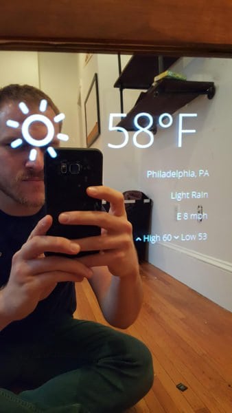 Combine A Computer Monitor And A Mirror To Create Everything You Need