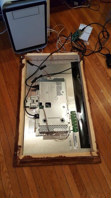 Combine A Computer Monitor And A Mirror To Create Everything You Need