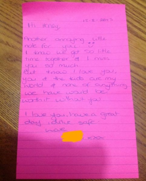 Funny And Endearing Love Notes To Brighten Your Day
