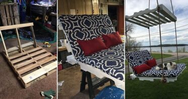 Greg Shares How He Built His Awesome Lounge Tree Swing Using Pallets