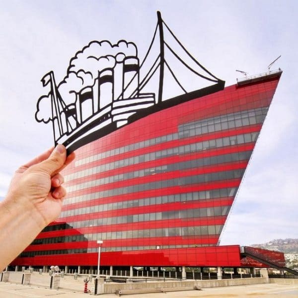 'Paperboyo' Turns Famous Landmarks Into Art Using Paper Cutouts