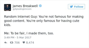 James Breakwell Is Back With Even More Hilarious Tweets Showing ...