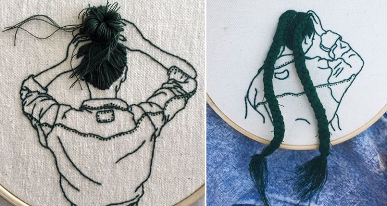 Sheena Liam Creates Beautiful 3D Embroidery That 'Leaps Off The Page'