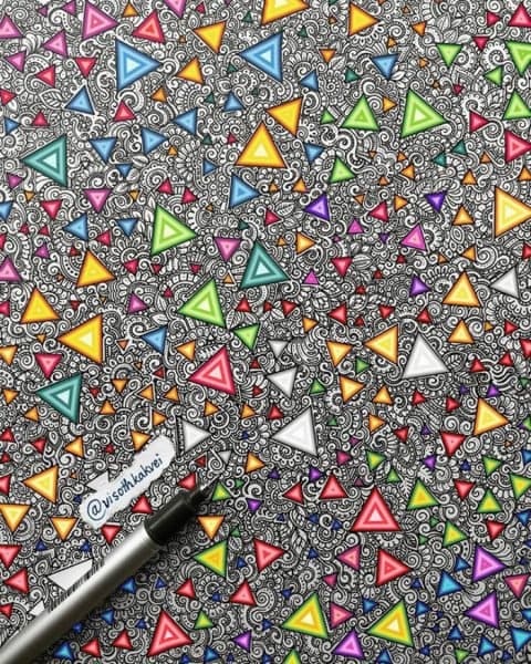 Cambodian Artist VisothKakvei Is Taking Doodling To Another Level