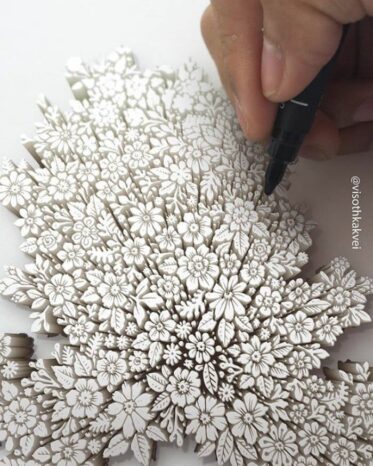 Cambodian Artist VisothKakvei Is Taking Doodling To Another Level