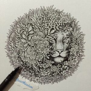Cambodian Artist VisothKakvei Is Taking Doodling To Another Level