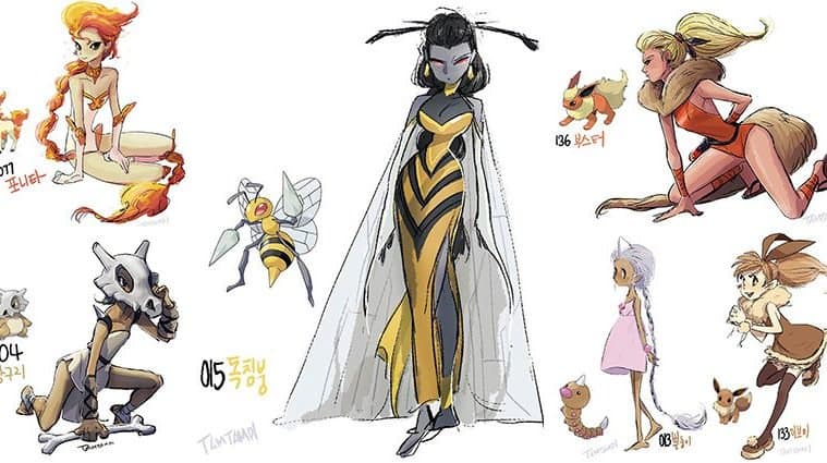 Awesome Illustrations Showing What It Would Be Like If Pokemon Became Human