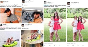 "Average Rob" Photoshops Himself Into Celebrities’ Lives And It's Hilarious