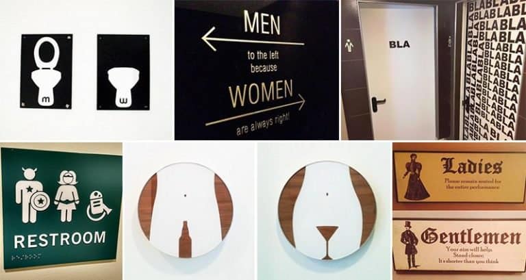 The Coolest And Craziest Bathroom Signs We've Ever Seen