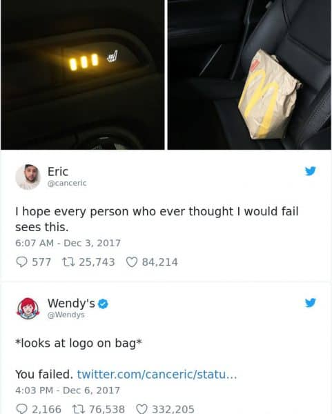 Hilarious Twitter Roasts By Wendy's That Will Make You Think Twice ...