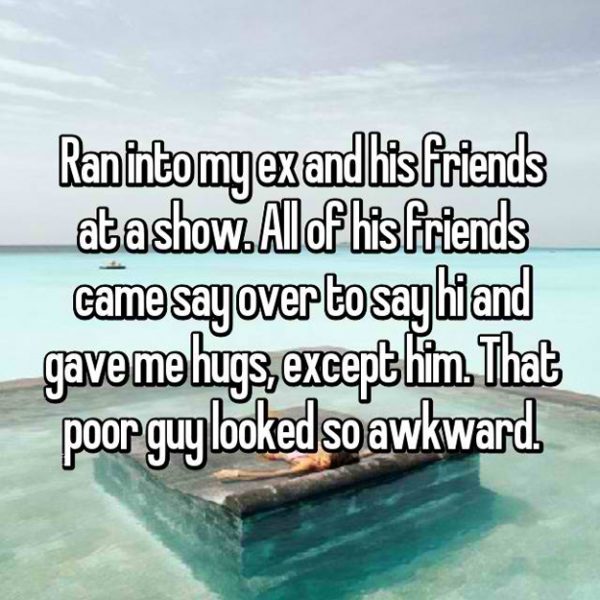 That Awkward Moment When People Ran Into An Ex