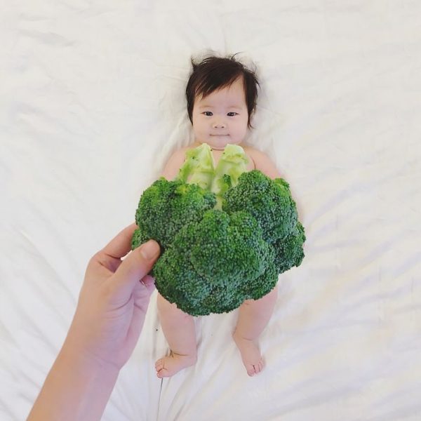 Mom Photographs Baby With Food And The Results Are Adorably Yummy