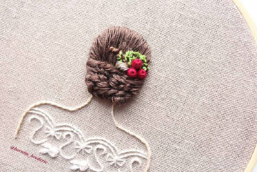 Beautiful 3D Embroidery Uses Thread to Mimic Gorgeous Hair