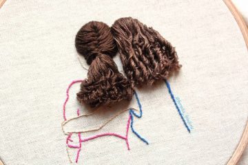 Beautiful 3D Embroidery Uses Thread to Mimic Gorgeous Hair