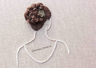 Beautiful 3D Embroidery Uses Thread to Mimic Gorgeous Hair