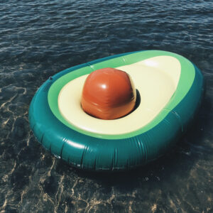 Inflatable Avocado Pool Float Comes With Removable Pit And People Love It