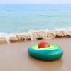 Inflatable Avocado Pool Float Comes With Removable Pit And People Love It