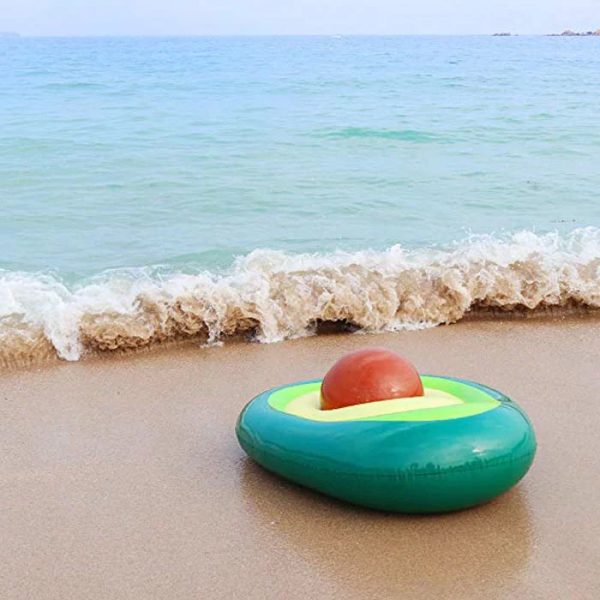 Inflatable Avocado Pool Float Comes With Removable Pit And People Love It
