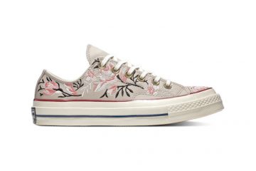 Converse Launches New Floral Embroidered Sneakers Collection