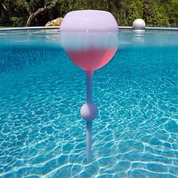 Cheap Wine Glasses That Float in Water and Stick up in the Sand