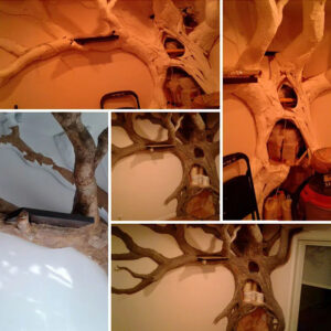 Rob Created An Indoor Fake Tree For A Cat, And The Cat Is Loving It