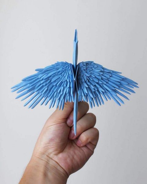 Romanian Artist Creates Beautiful Paper Cranes With Great Detail