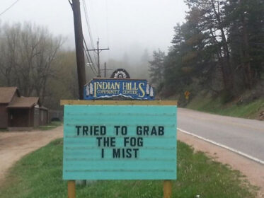 Man Creates Funny Road Signs To Make People Passing By Smile