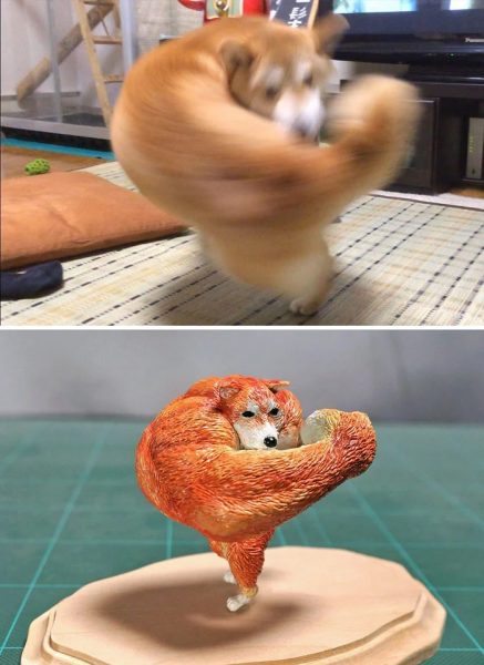 Sculptor Turns Popular Animal Photos Into Funny Meme Sculptures