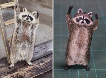 Sculptor Turns Popular Animal Photos Into Funny Meme Sculptures