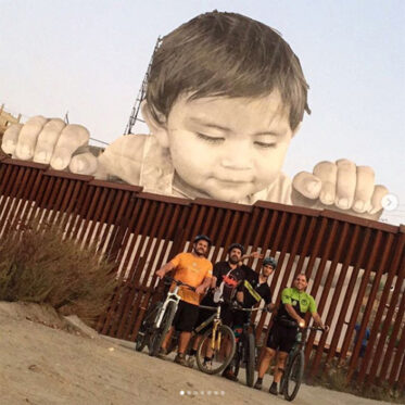 Artist JR Finishes His Mexico Border Installation With A Picnic ...