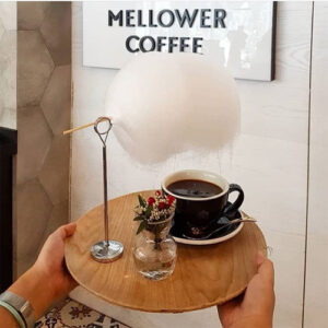 Mellower Coffee In Shanghai Serves Coffee With A Floating Cotton Candy ...