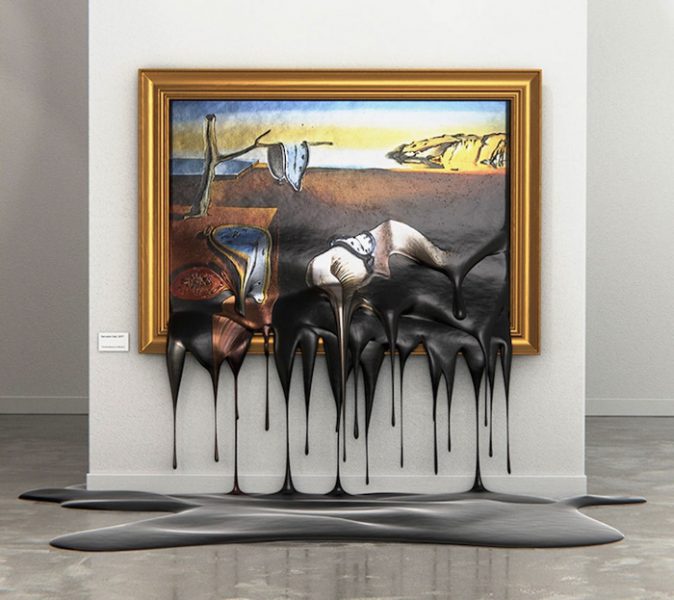 Digital Artist Creates 'Hot Exhibition' Filled With Famous Paintings ...