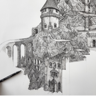 Artist Olivia Kemp Creates Super Detailed Drawings That Combines Real ...