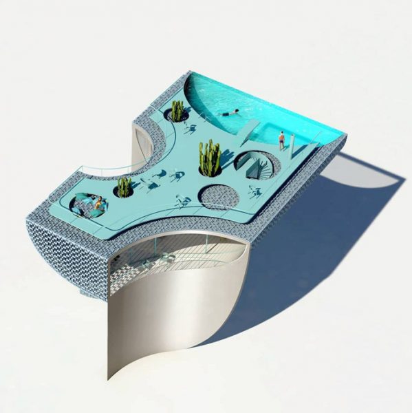 Creating A Unique Twist On House Design, 'The Blue House' 'Fuses ...