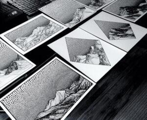 Artist Christa Rijneveld Creates Beautiful Mountainous Landscapes Using ...