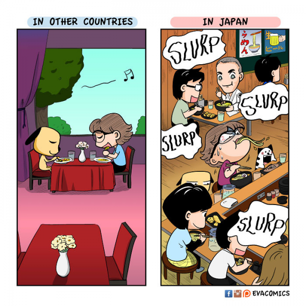 Eva Creates Humorous Comics Showing The Cultural Differences Between ...