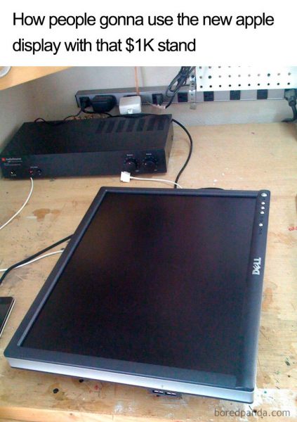Apple’s New $999 Monitor Stand And Mac Pro Have Created A Flood Of Memes