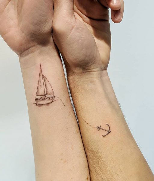 30 Matching Tattoos That Are Actually Good For Once