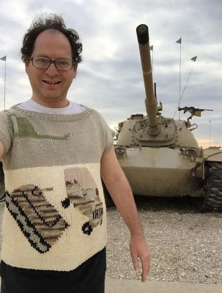 Sam Barsky Knits Himself Sweaters Of Different Places And Then Visits ...