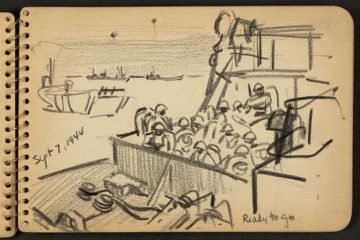 WWII Soldier Victor Lundy's Sketchbooks Show A Visual Diary Of His ...