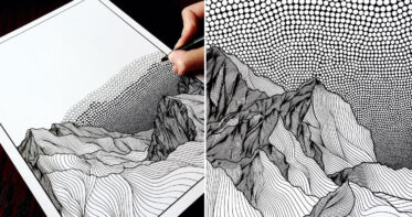 Artist Christa Rijneveld Creates Beautiful Mountainous Landscapes Using ...