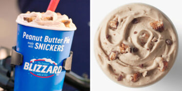New Summertime Dairy Queen Peanut Butter Pie Blizzard Stuffed With Snickers