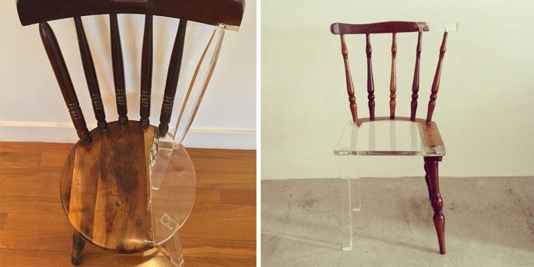 Artist Tatiane Freitas “Repairs” Broken Wooden Furniture Using Modern ...