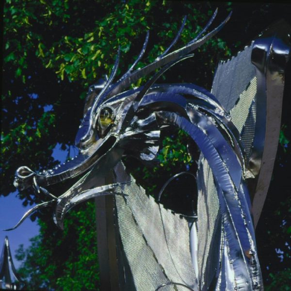 Harlech House Is Always Protected By Its Mythical Dragon Gate