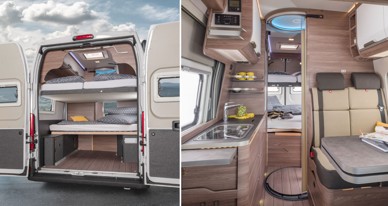 The Knaus Boxlife 630 ME Camper Van Can Accommodate 7 People Comfortably