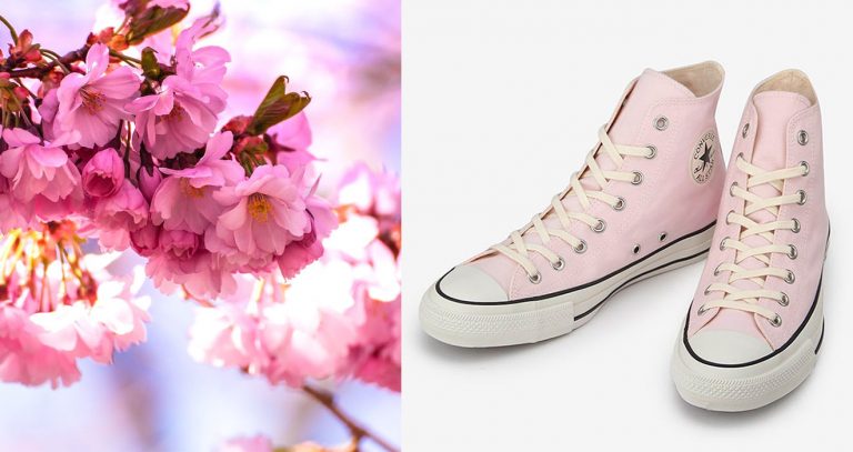 Converse's New 'Sakura Sneakers' Are Made Using Real Cherry Blossom Petals
