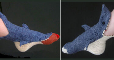 Awesome Shark Socks Make It Look Like They Are Feasting On Your Legs